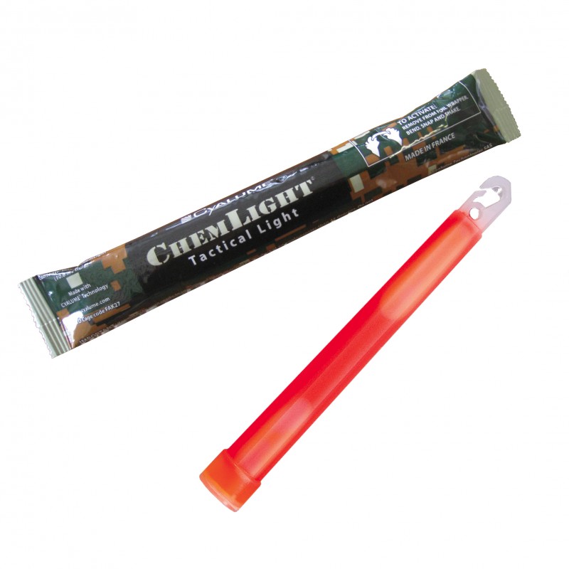 6'' Chemlight (15cm) red Military Grade Lightstick 6inch with duration ...