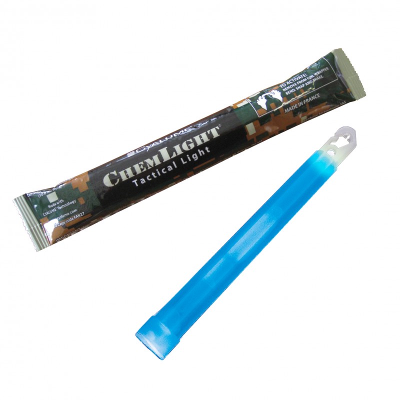 6'' Chemlight (15cm) blue Military Grade Lightstick 6inch with duration ...